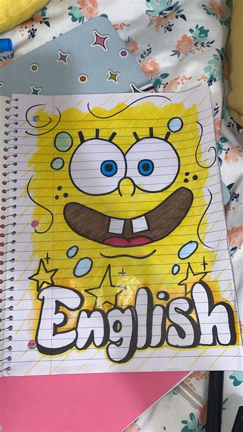 Bob Esponja Scrapbook Cover Cover Pages Crafts