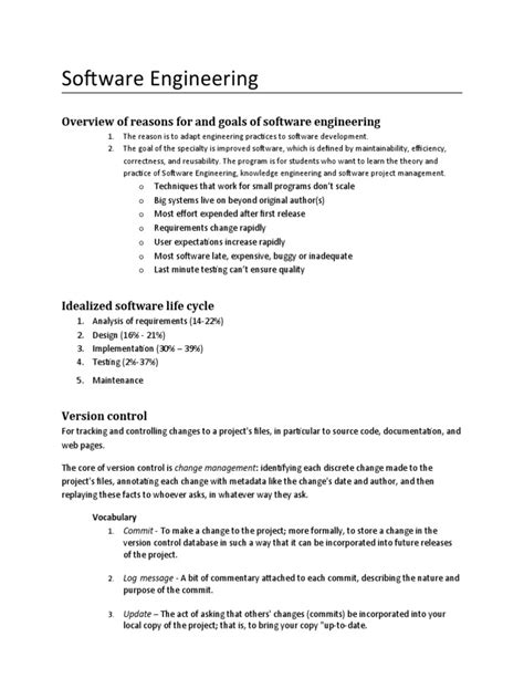notes on software engineering pdf class computer programming inheritance object