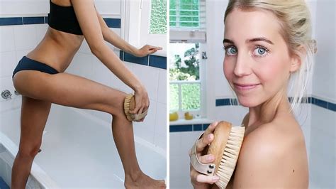 How To Dry Body Brush For Beautiful Smooth Skin YouTube