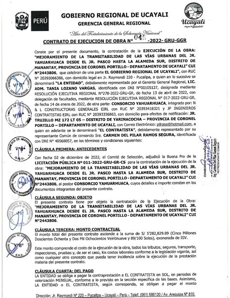 Contrato De Ejecucion Ingenieria Civil Studocu