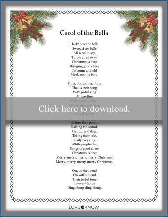12 Printable Christmas Carols To Sing For The Holidays LoveToKnow