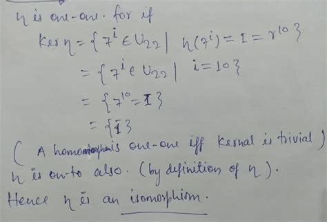 [solved] example of an isomorphism between u22 and the set of rotations in d10 course hero