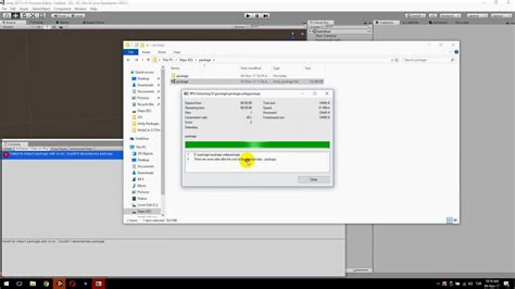 fix failed to import package with error couldn t decompress package in unity 3d youtube