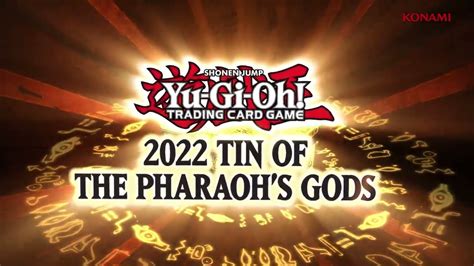 Yu Gi Oh TCG 2022 Tin Of The Pharaohs Gods Available Now YouTube