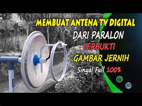 Cara Membuat Antena Tv Digital Sendiri Outdoor Jernih Dari Paralon