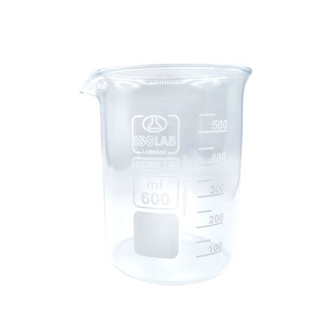 VASO DE PRECIPITADOS DE VIDRIO 600ML 025 01 600 Tecfresh