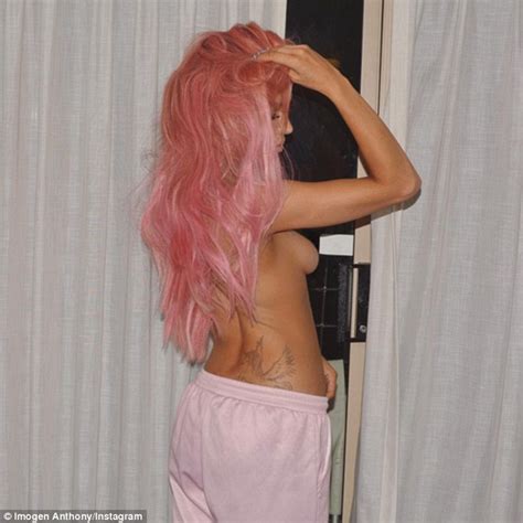 Imogen Anthony Flashes Her Bare Breasts In Racy Topless Snap Daily