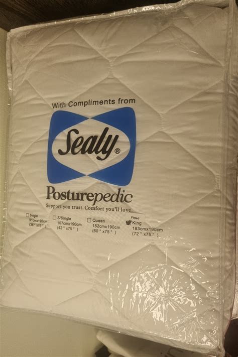 Sealy Mattress Protector King Size Furniture Home Living