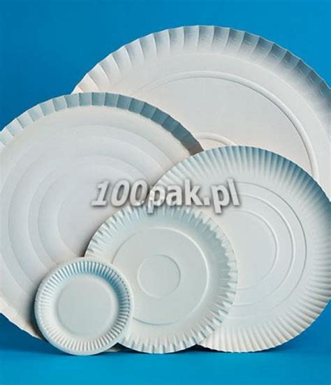 Talerze Papierowe Jednorazowe 15 Cm 100 Sztuk EKO Talerze Jednorazowe