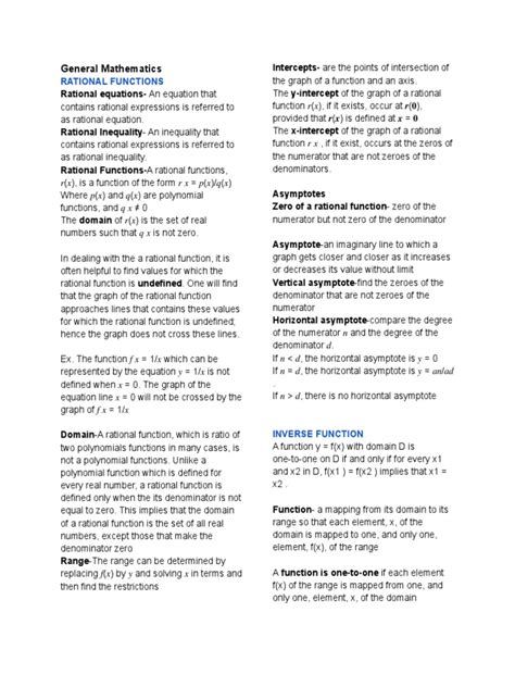 genmath midterms pdf function mathematics exponential function