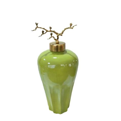 GOLD YAPRAK OBJE 61 CM DEKORATİF OBJE Lucky Art
