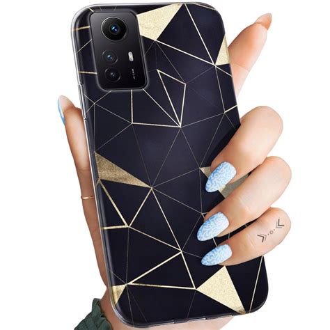 Etui Złote Xiaomi Redmi Note 12s w Etui case pokrowce i obudowy na