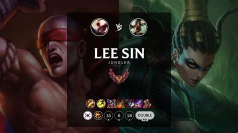 Lee Sin Jungle Vs Nidalee KR Grandmaster Patch 12 17 YouTube