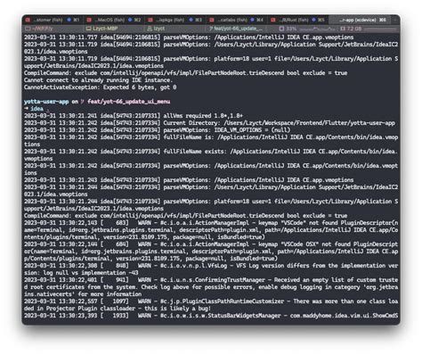remove log when open files from the command line ides support intellij platform jetbrains