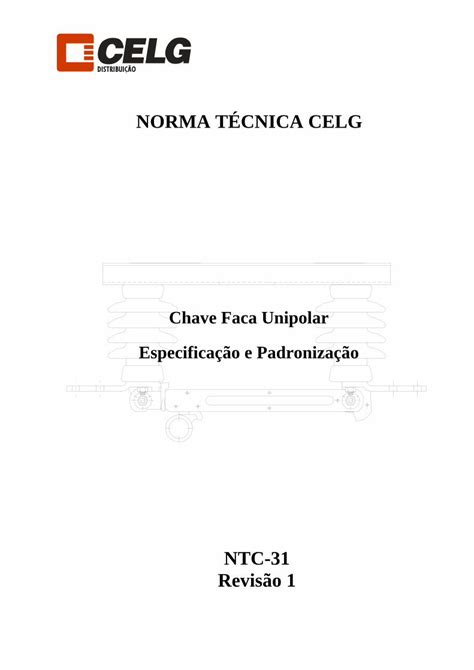 PDF Chave Faca Unipolar Especificação e Padronização DOKUMEN TIPS