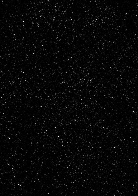 Fondo vertical del cielo estrellado negro nocturno 3d ilustración del