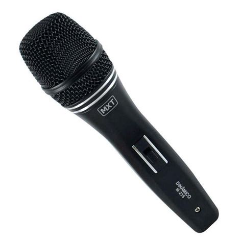 Microfone Dinamico Fio M 235 Profissional Cabo 3 Metros O D 5 0