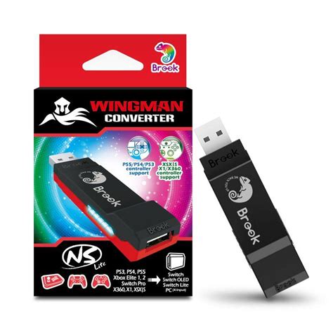 Brook Wingman Ns Lite Converter Ns Lite Switch Pc X In
