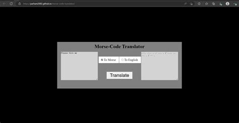 github parham2002 morse code translator