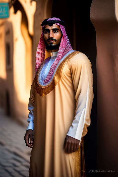 Lexica Beautiful Saudi Arabic Man Wearing Traditional Clothes