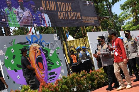 BHAYANGKARA MURAL FESTIVAL ANTARA Foto