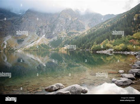 Morskie Oko Lake Eye Of The Sea At Tatra Mountains In Poland Famous