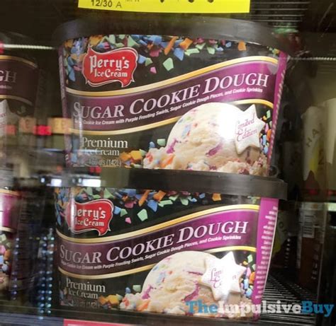 SPOTTED ON SHELVES Perry S Limited Edition Sugar Cookie Dough Ice