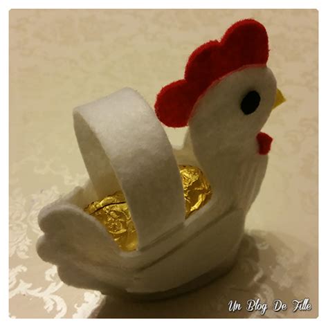 Un Blog De Fille Diy Vid O Panier Poule En Feutrine Pour P Ques