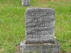 Infant Hamrick 1890 1890 Mémorial Find a Grave