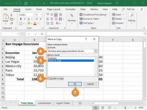 Excel Copy Worksheets