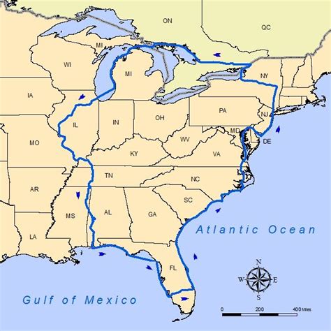 The Great Loop The Atlantic And Gulf Intracoastal Waterways The Great