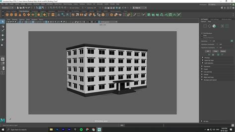 artstation building 3d model