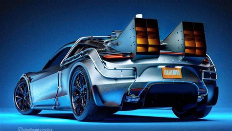 Un Fan Imagine Une Tesla Retour Vers Le Futur Et Cest Incroyable Mouv