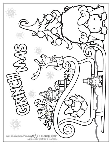 The Grinch Coloring Pages