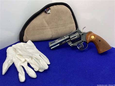 1977 Colt Python 357 Mag Blue 4 THE LEGENDARY SNAKE SERIES REVOLVER
