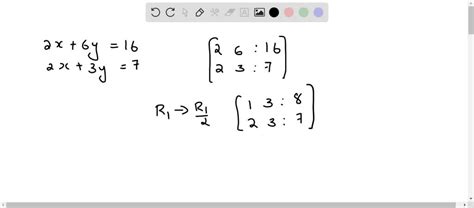 solved gaussian elimination with back substitution use matrices to solve the system of