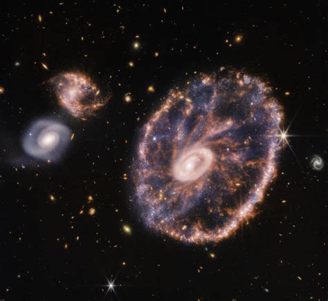 El Telescopio James Webb Revela Una Nueva Imagen De La Galaxia Rueda De
