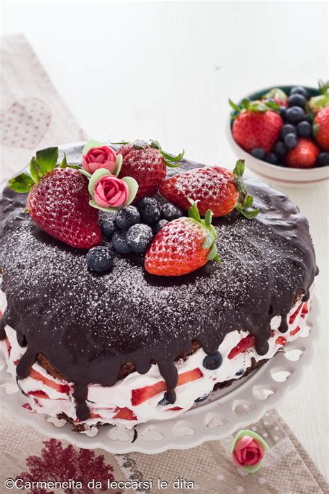 Torta Al Cioccolato Con Frutti Di Bosco Ricetta Carbonara