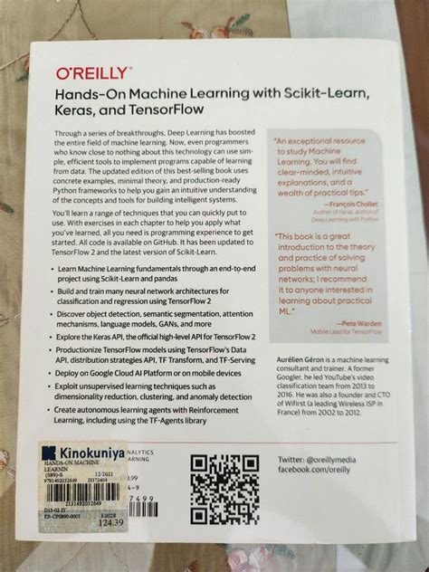 hands on machine learning with scikit learn keras and tensorflow 2nd edition hobbies and toys