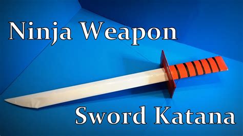 Origami Easy Katana A Step By Step Guide To Crafting A Paper Samurai