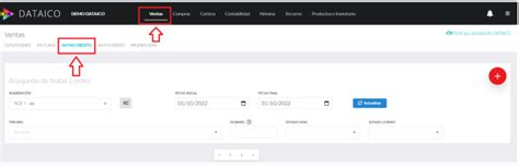 EXCEL DE NOTAS CREDITO