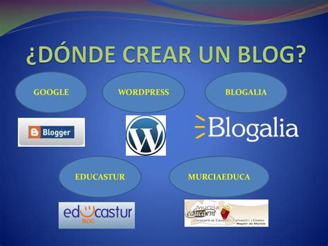 PPT EL USO DEL BLOG COMO RECURSO EDUCATIVO EN EDUCACIÓN INFANTIL