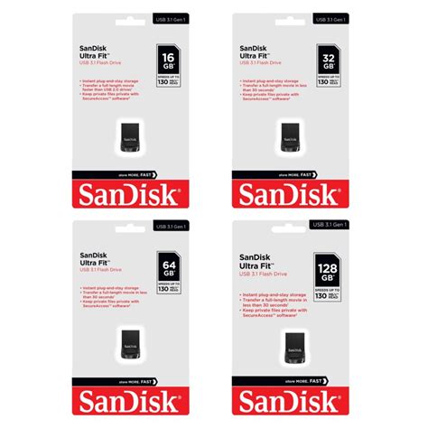 Buy SanDisk Ultra Fit USB 3 1 Flash Drive Fastest Mini USB Flash Drive