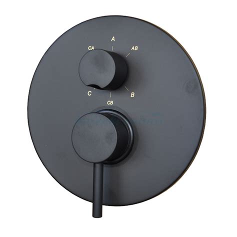 Paffoni Light Black bateria wannowo natryskowa podtynkowa 3 drożna