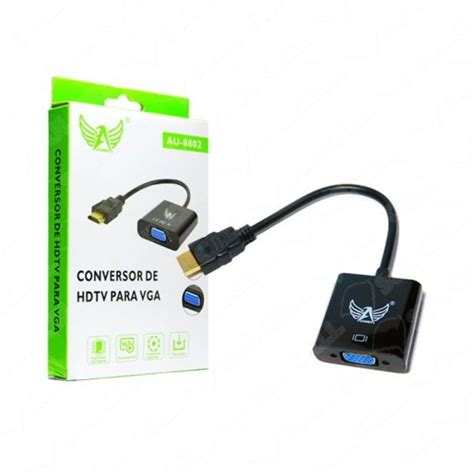 Cabo Conversor Hdmi Macho Para Vga F Mea Para Tv Pc Xbox Notebook