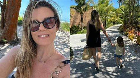 Esposa De Tiago Leifert D Show De Beleza Em Foto Na Praia Fiquei