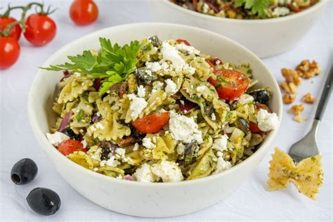Mediterraner Nudelsalat Mit Getrockneten Tomaten Rezept Eat De Hot