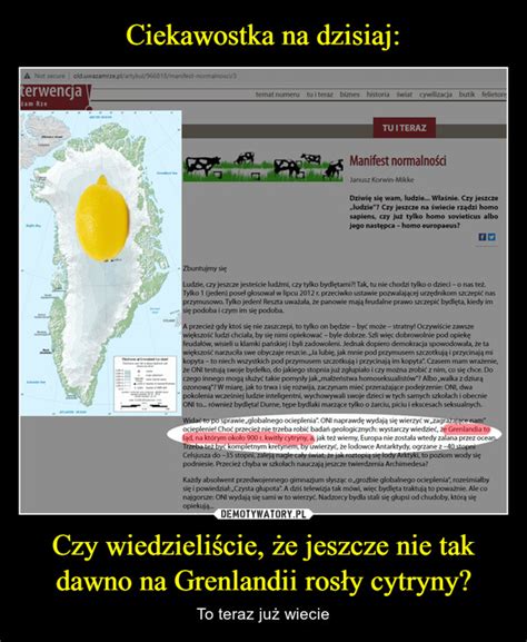 Ciekawostka na dzisiaj Czy wiedzieliście że jeszcze nie tak dawno na