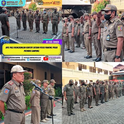 APEL PAGI DI LINGKUNGAN KANTOR SATPOL PP PROVINSI LAMPUNG Website