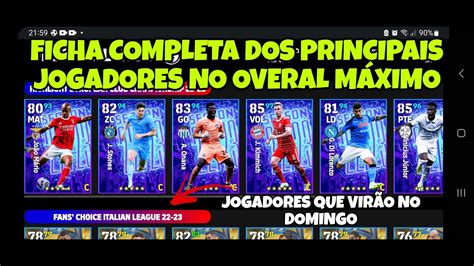 Veja O Overal Dos Principais Jogadores No Overal M Ximo Veja Quais